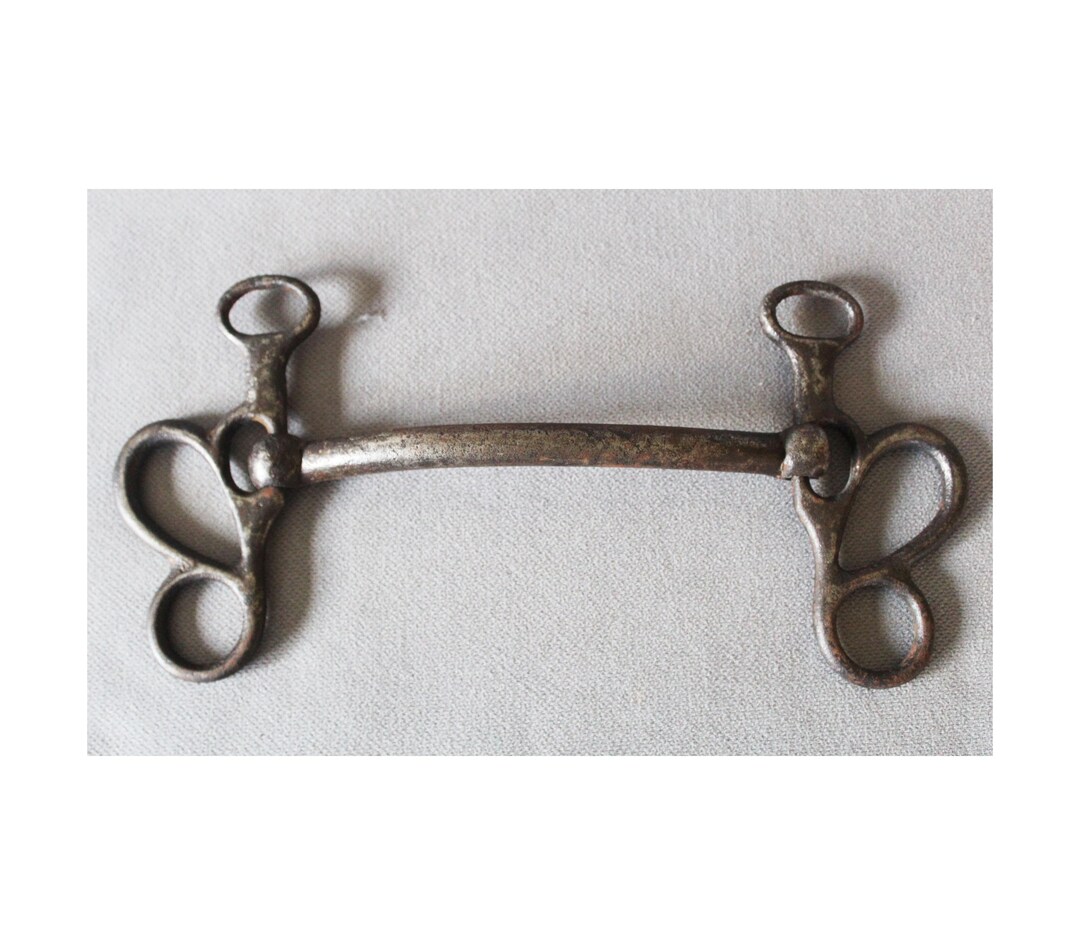 Antique Iron Horse Bit, Saddle Bit, Stirrups, Handmade Horse Bridle ...