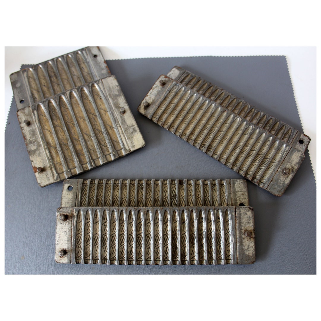 1 Antique Large Heavy Anton Reiche Dresden Chocolate Mold, Cigarette ...