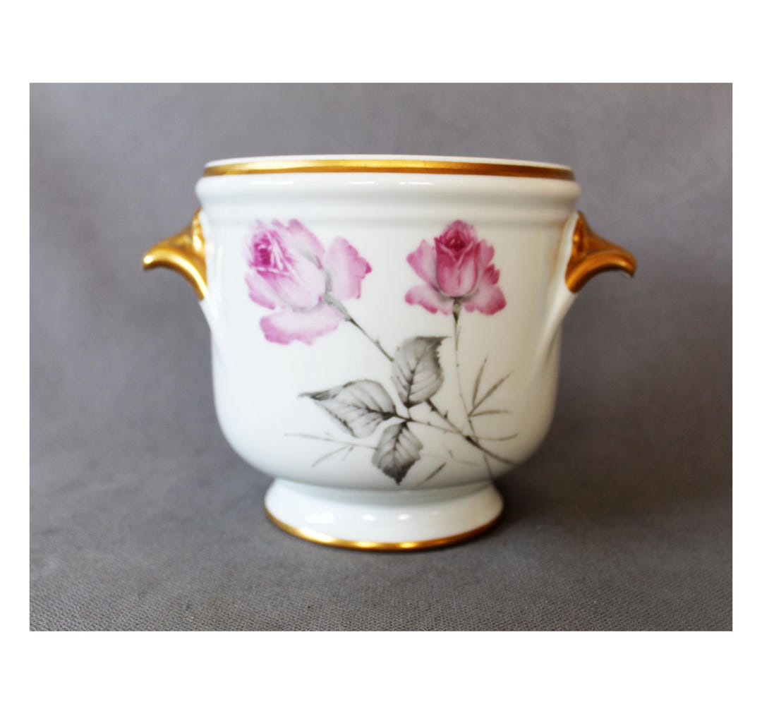 Large Vintage Limoges France Cache Pot, Planter, Jardiniere, Plant Pot ...