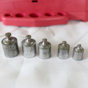 Vintage French Plastic Toy Weighing Scales, Child's Toy, Pretend Play ...