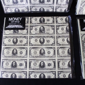 Vintage Money Wrapping Paper, Money Gift Wrap, Money Paper, USD Dollars ...