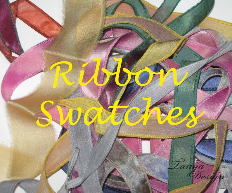 Ribbon Swatches - Etsy