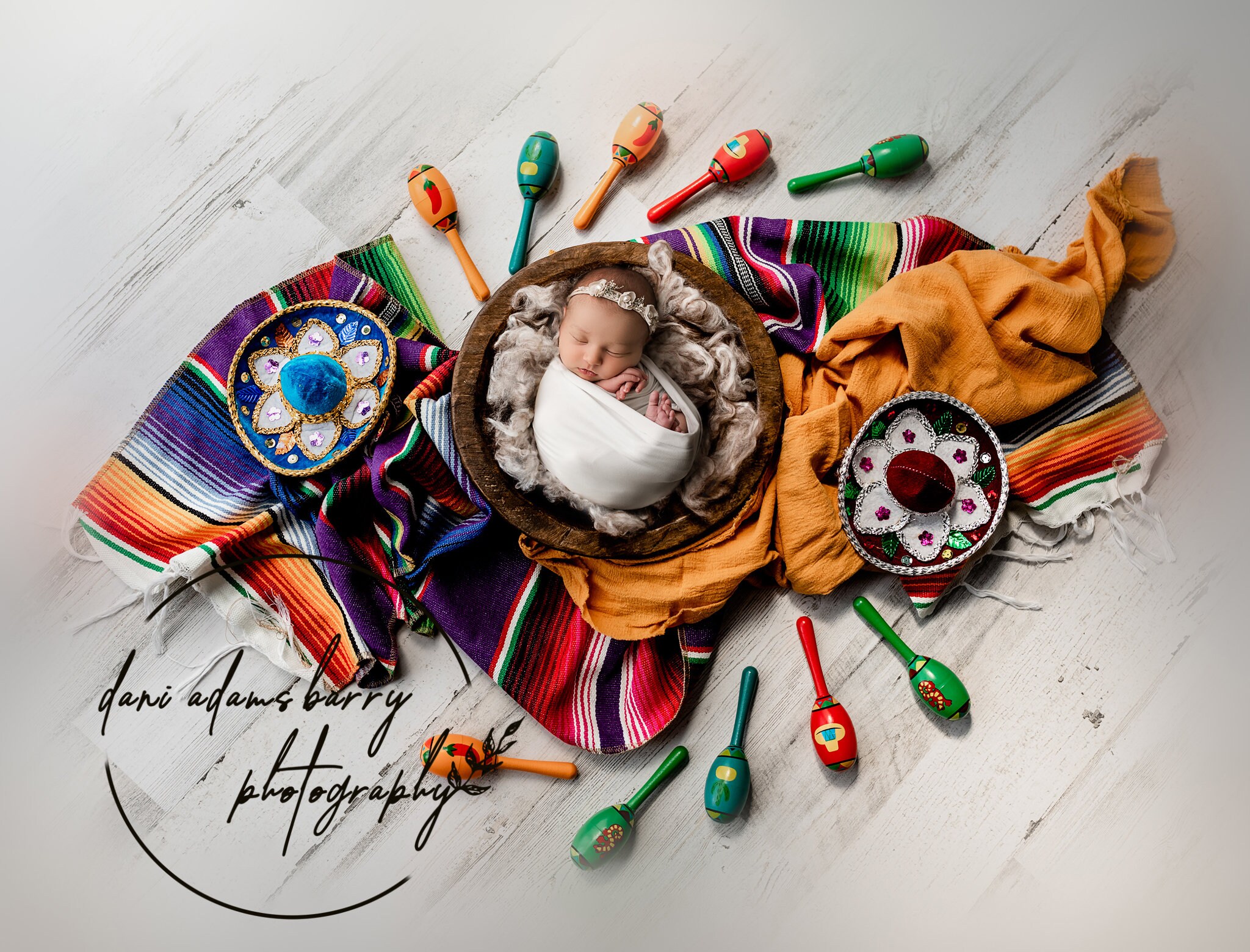 Fiesta Newborn Background / Cinco De Mayo Backdrop/ Fiesta Colorful ...