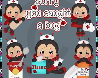 Get Well Clipart | Etsy