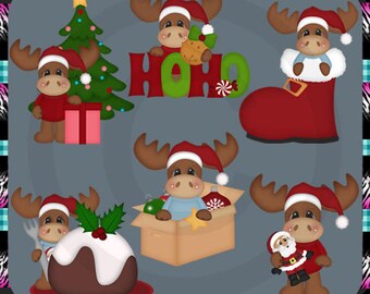 Moose clipart | Etsy