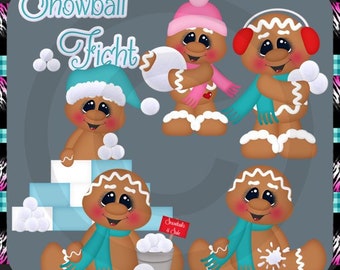 Gingerbread clip art | Etsy