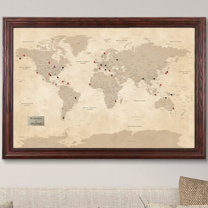 PushPinTravelMaps - Etsy