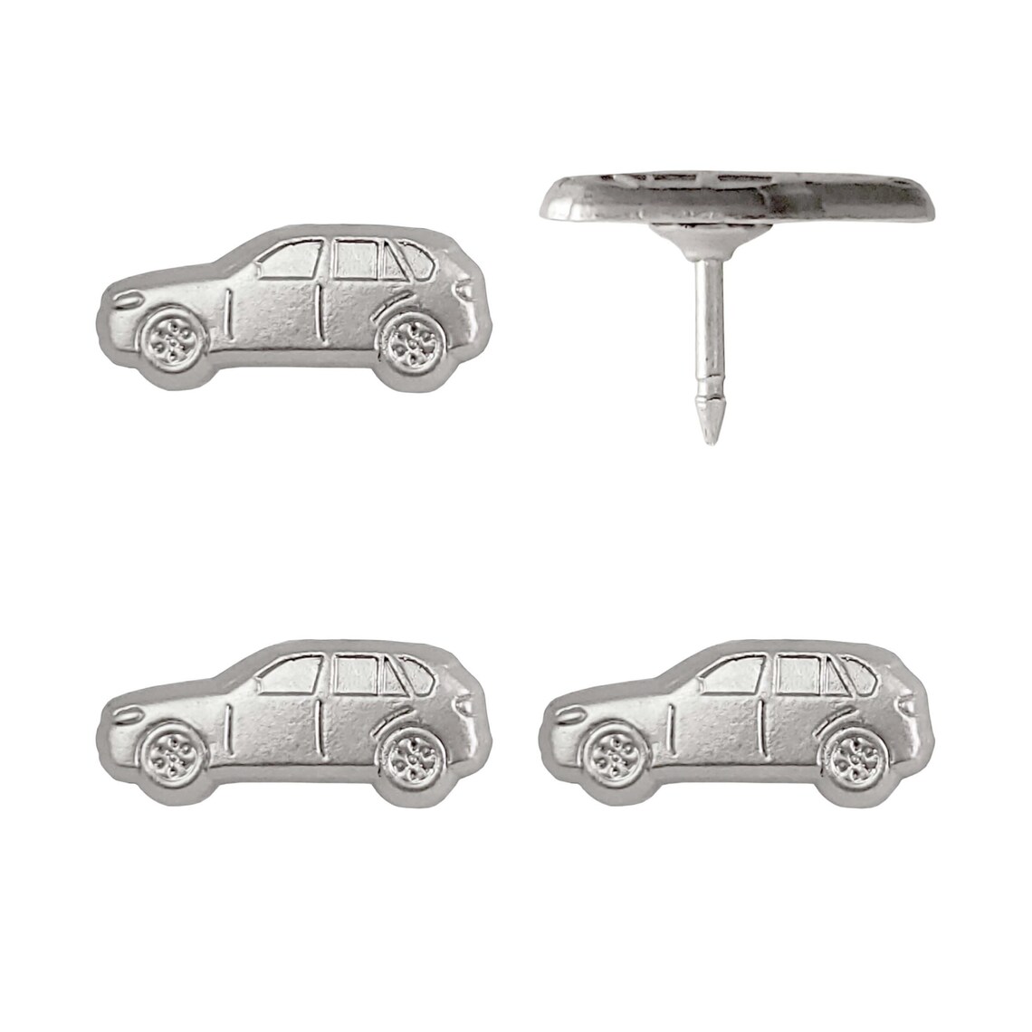 Car Push Pins - Silver & Gold Car Pins - Etsy
