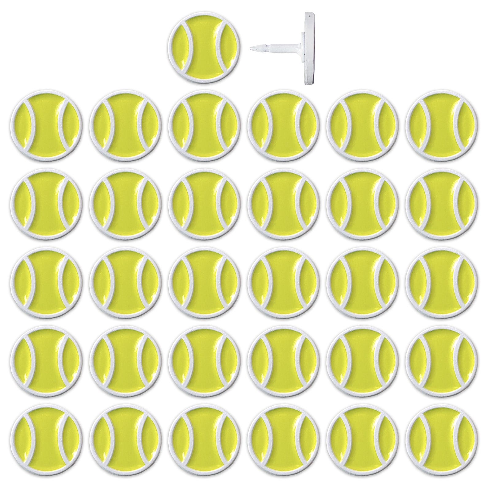 Tennis Ball Push Pins - Set of 10 or 32 - Etsy