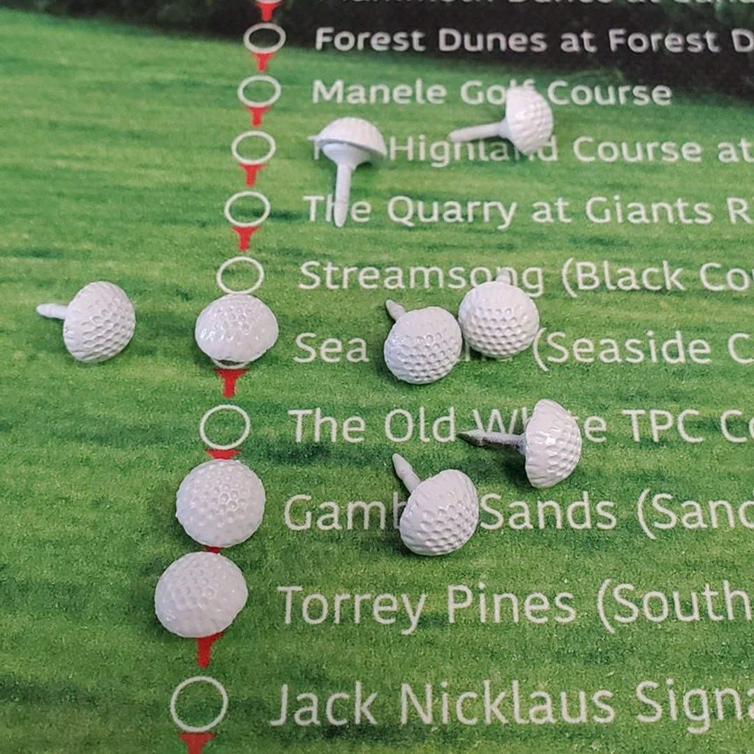 Golf Ball Push Pins - Novelty Pins - Custom Golf Ball Pins - Thumb ...