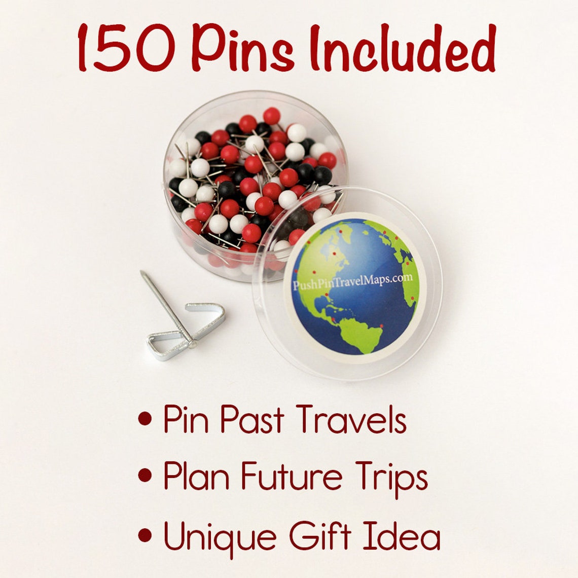 Personalized South Dakota Earth Toned Wall Map With Pins - Pin Map ...