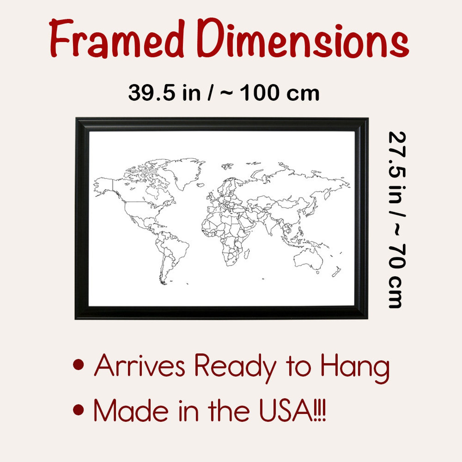 Personalized Teal Dream World Push Pin Travel Map - Push Pin Travel Map ...