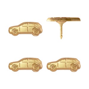 Car Push Pins Silver & Gold Car Pins - Etsy