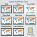 Personalized Colorful World Push Pin Travel Map With Pins and Frame ...