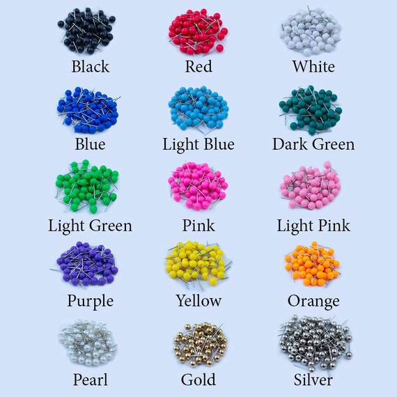 Round Push Pins