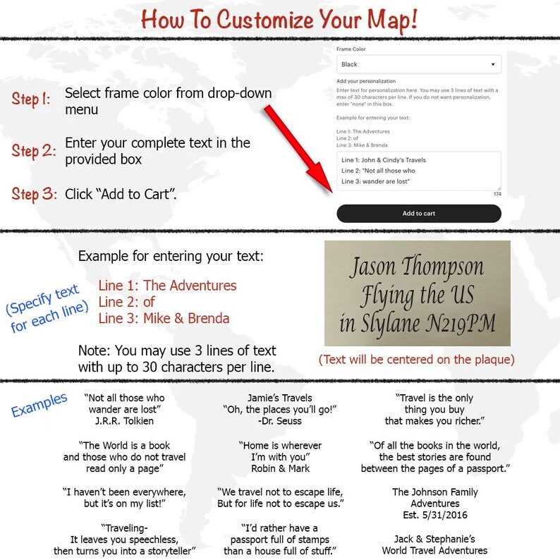 Personalized Pilot's USA VFR Map Aviator's Map - Etsy