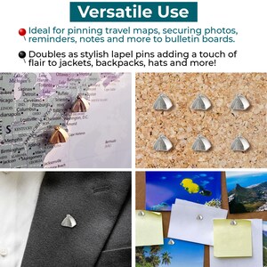 Tent Push Pins - Silver & Gold Camping Tent Pins - Etsy