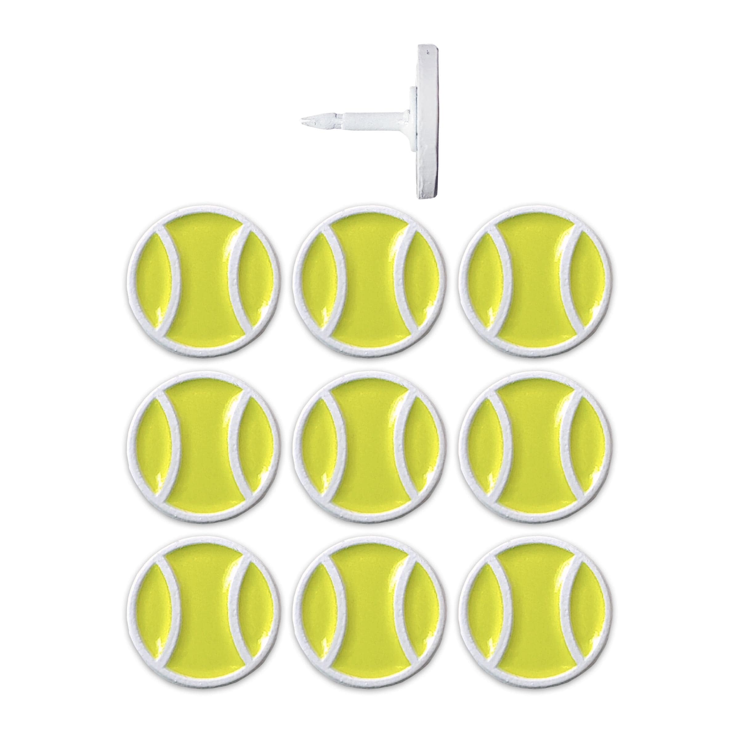 Tennis Ball Push Pins - Set of 10 or 32 - Etsy