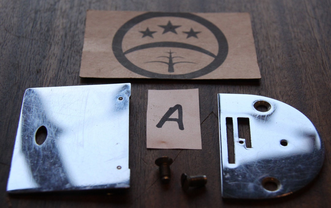 Singer Sewing Machine Bobbin Slide and Needle Throat Plates + Screws ...