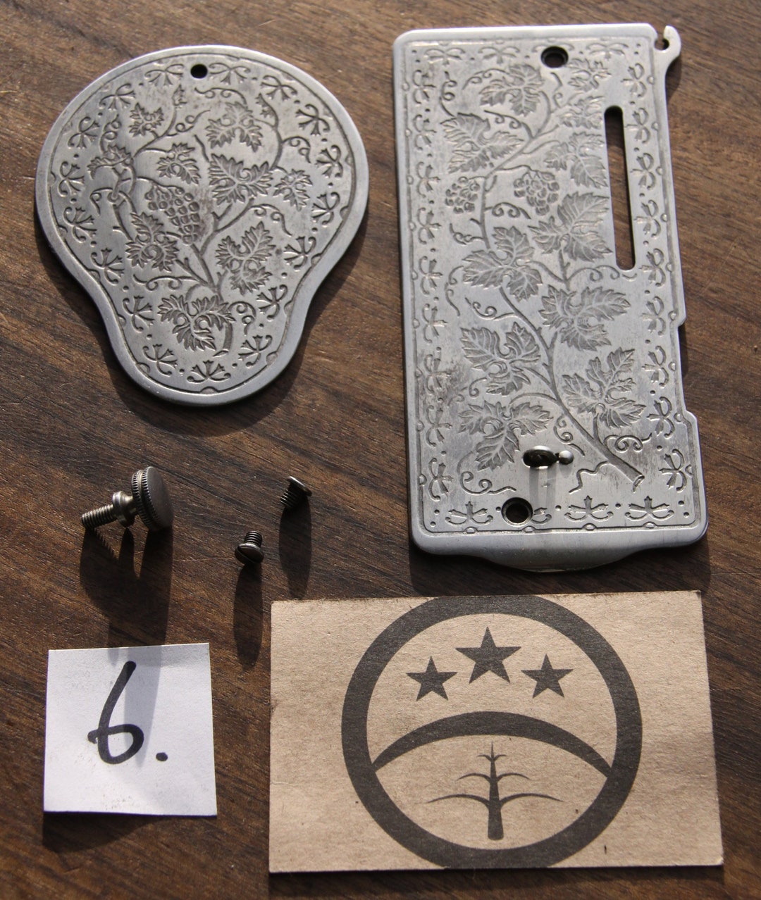 Singer Sewing Machine Face & Rear Cover Plates + Screws for A 28K ...
