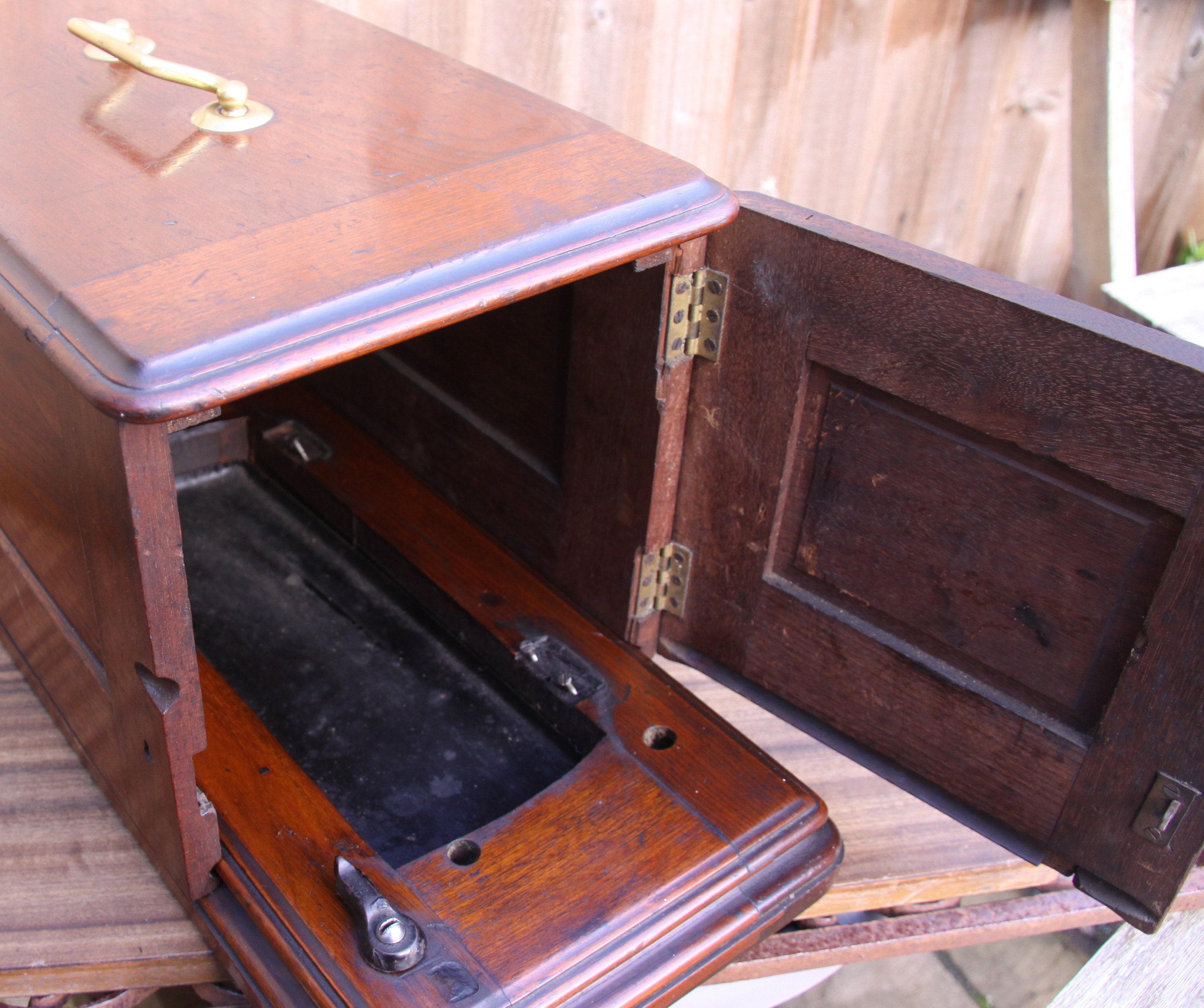 Singer 12K New Family Fiddlebase Sewing Machine Oak Case - Etsy Canada