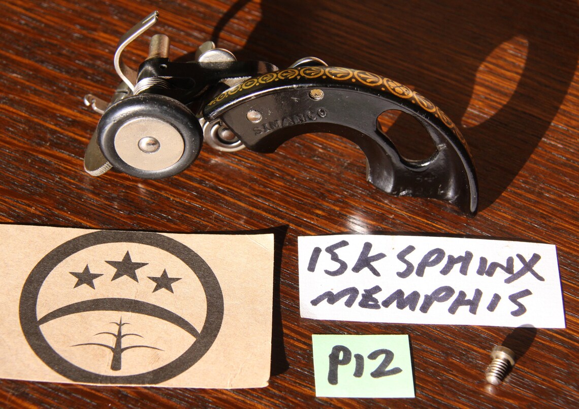 Singer Sewing Machine Belt Guard / Bobbin Winder From A 15K80 Nice ...