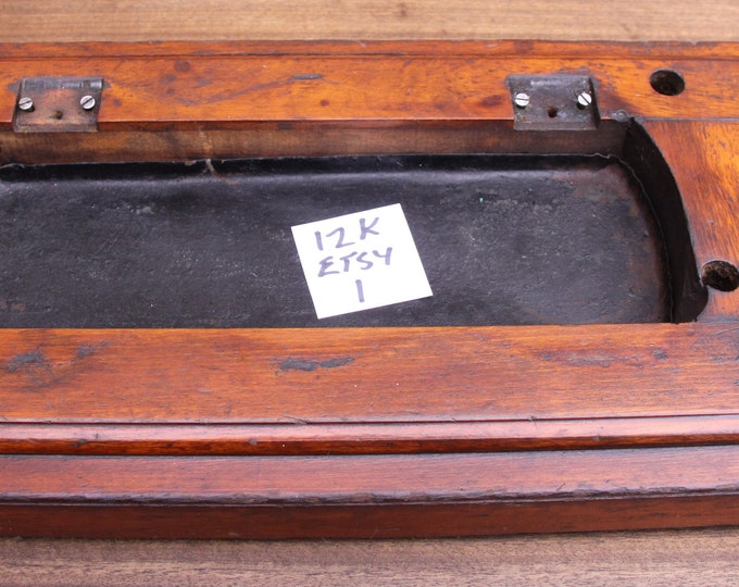 Singer 12K New Family Fiddlebase Sewing Machine Bentwood Case Base ...