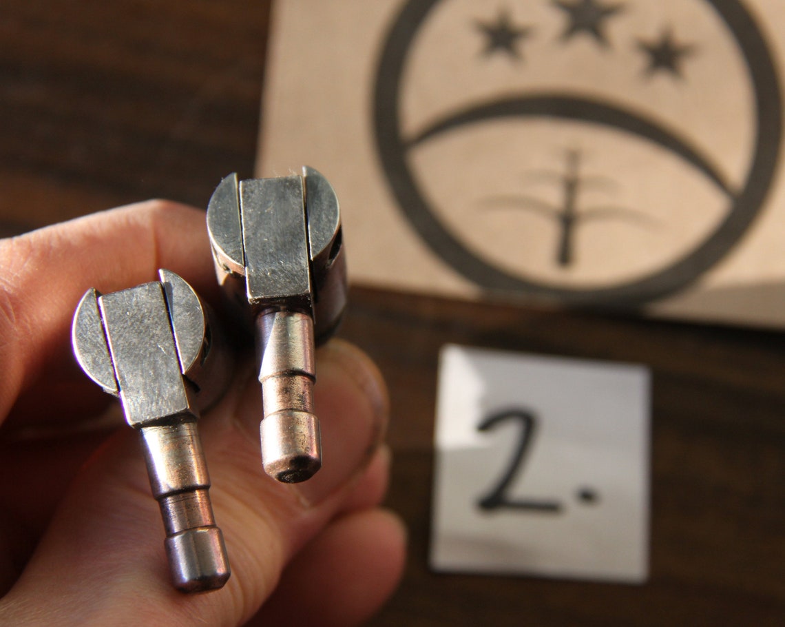 Singer Sewing Machine Set of Hinges & Bolts From A Bentwood Case Base ...