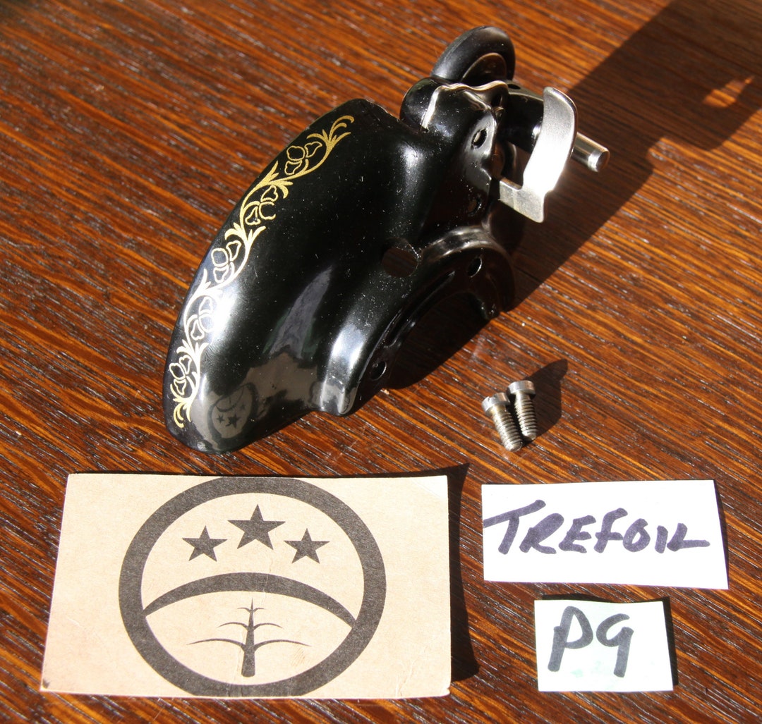 Singer Sewing Machine Scarce Belt Guard / Bobbin Winder From A 'trefoil ...
