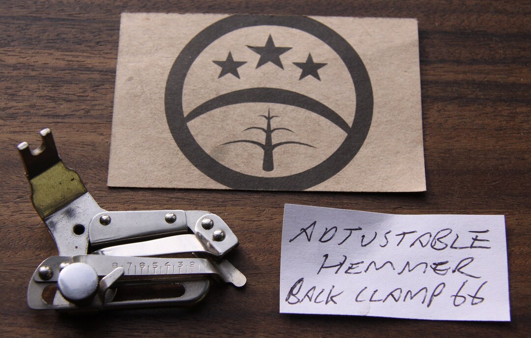 Singer Sewing Machine 66K Back Clamp Adjustable Hemmer Foot ...