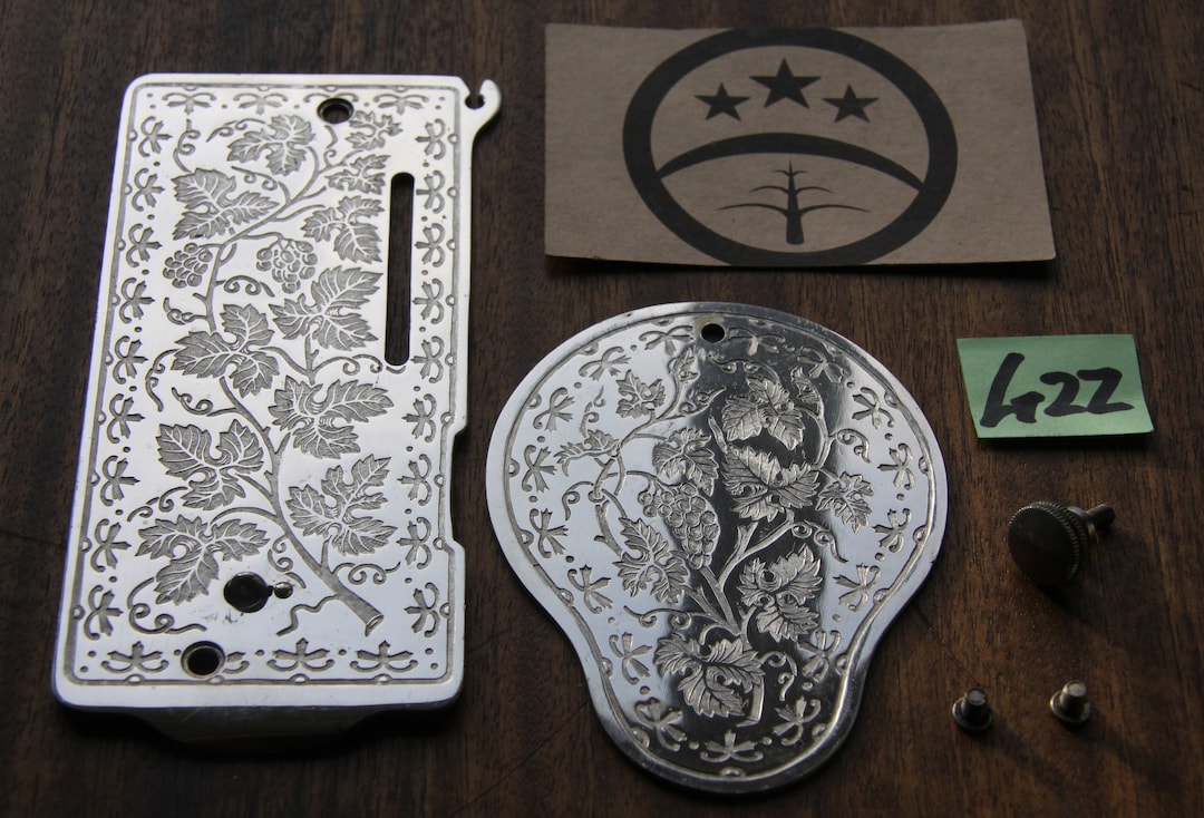 Singer Sewing Machine Face & Rear Cover Plates + Screws for A 28K ...