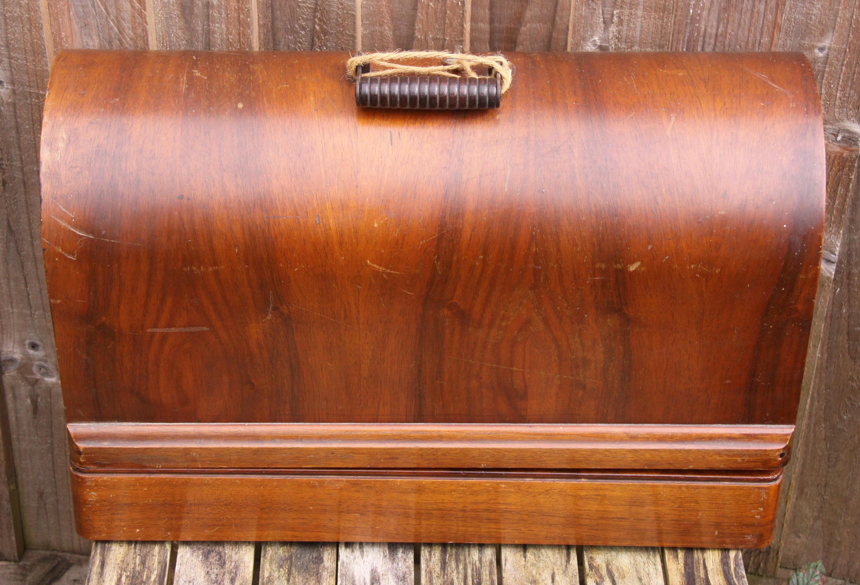 Singer Sewing Machine Full Size Bentwood Case - Fits 15K / 27K / 66K ...