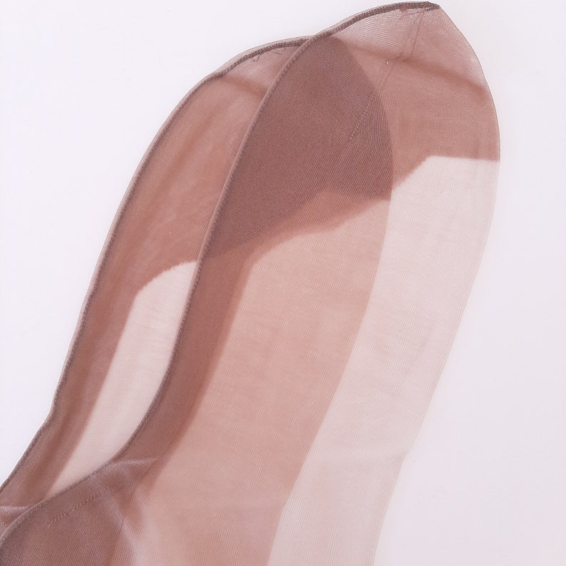 Nylon Seamed Stockings SZ 10 32 Long Vintage, Full Fashioned Beige ...