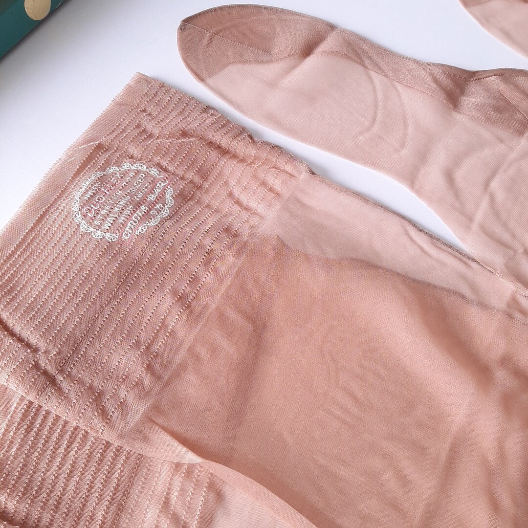 Nylon Seamed Stockings | SZ 9.5 33" Long | Vintage, Full Fashioned ...