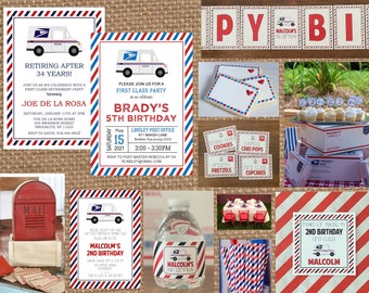 Custom Mailman Banner Mail Truck Garland - Etsy