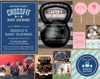 Fitness Baby Shower - Etsy