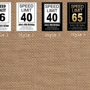 SPEED LIMiT NEW DRiVER LiCENSE // Birthday Adult Race | Etsy