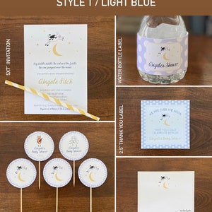 COW Jumped Over the MOON + Nursery Rhyme // Baby Shower + Birthday ...