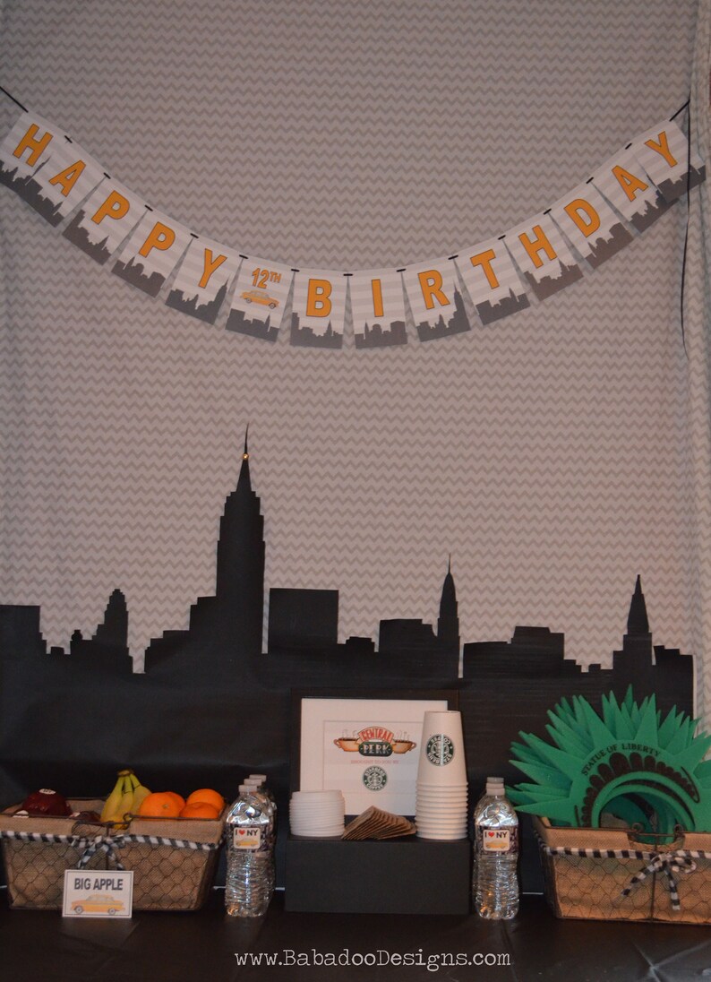 TAXI CAB NYC CiTY // Birthday Baby Bridal Shower | Etsy