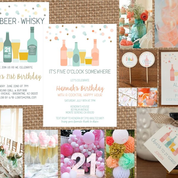 Happy Hour Shower - Etsy