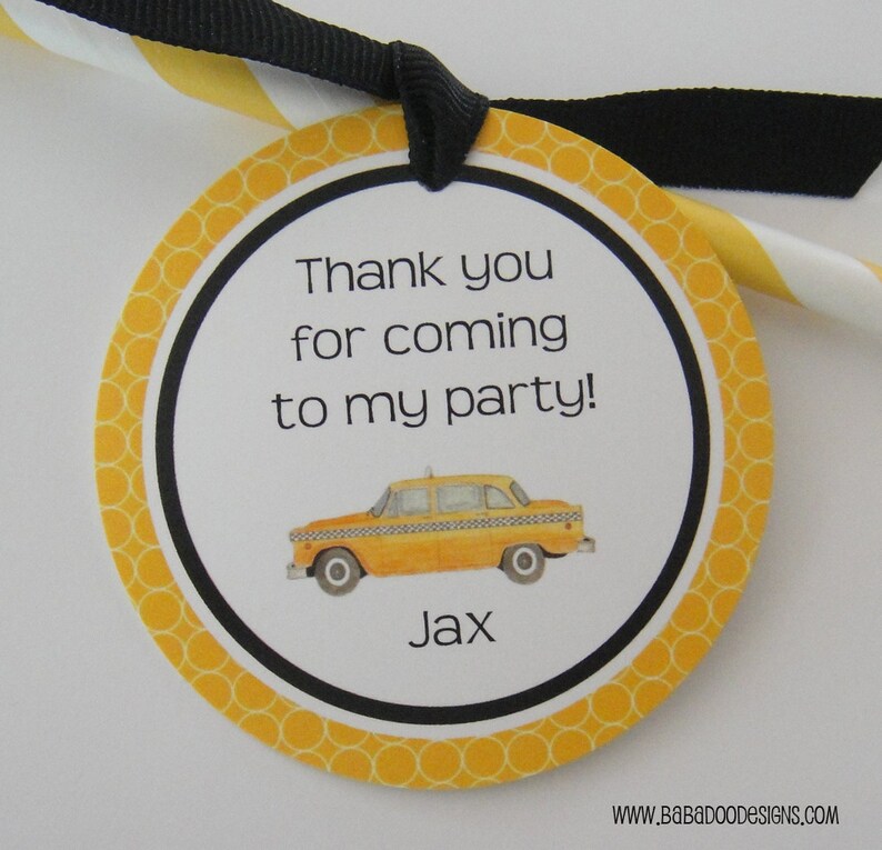 TAXI CAB NYC CiTY // Birthday Baby Bridal Shower | Etsy