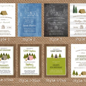 TENT + CAMPING + S'MORES + Glamping / Birthday + Baby Shower + Bridal ...