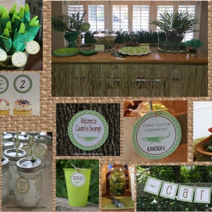 SWAMP BAYOU ALLIGATOR // Birthday Baby Shower | Etsy