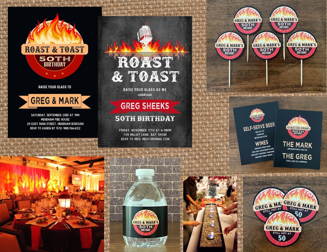 FLAME + BIRTHDAY ROAST // Fire + Milestone + Retirement + Comedy ...