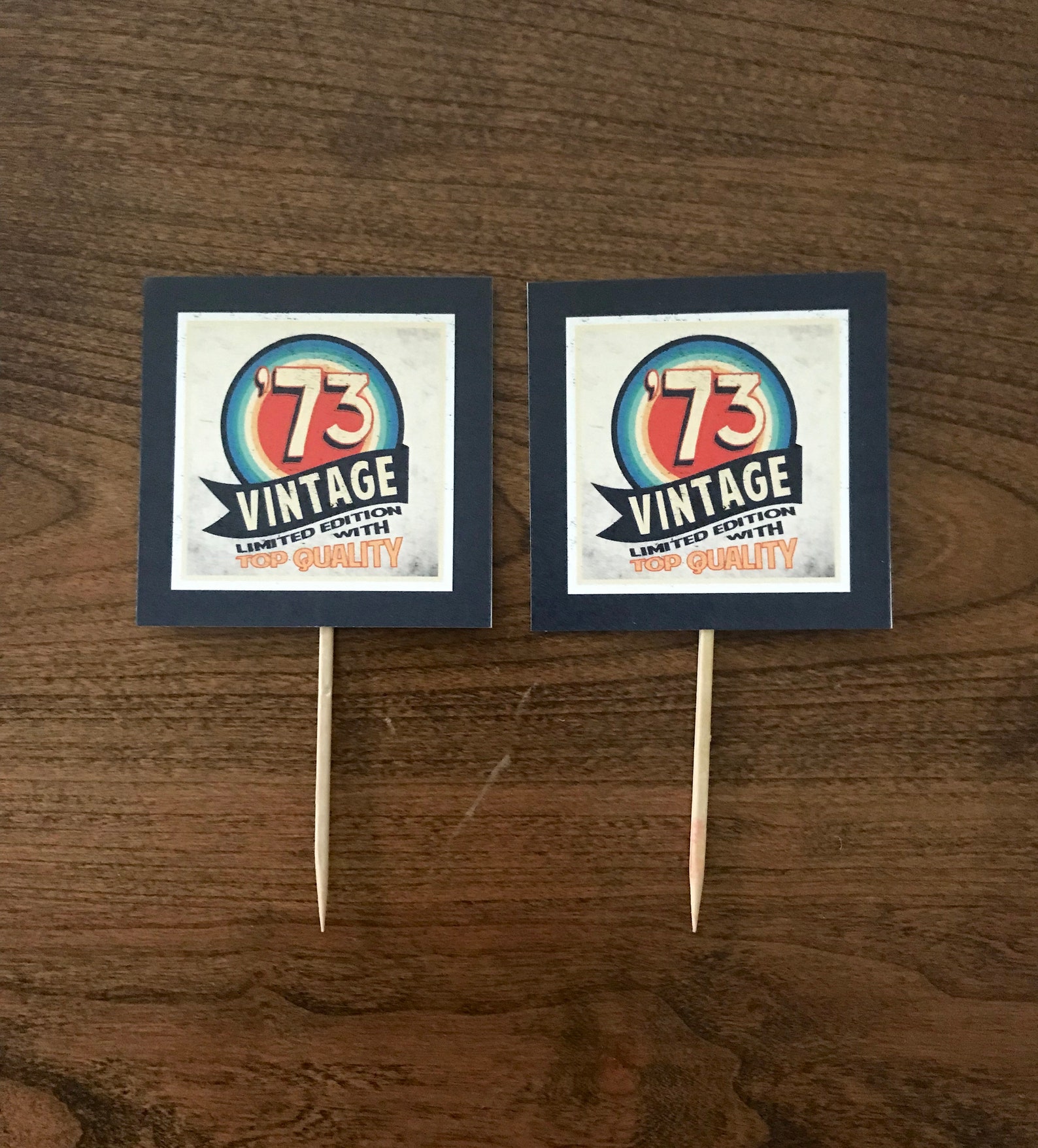 VINTAGE RETRO Logo Birth Year or Age // Birthday - Etsy