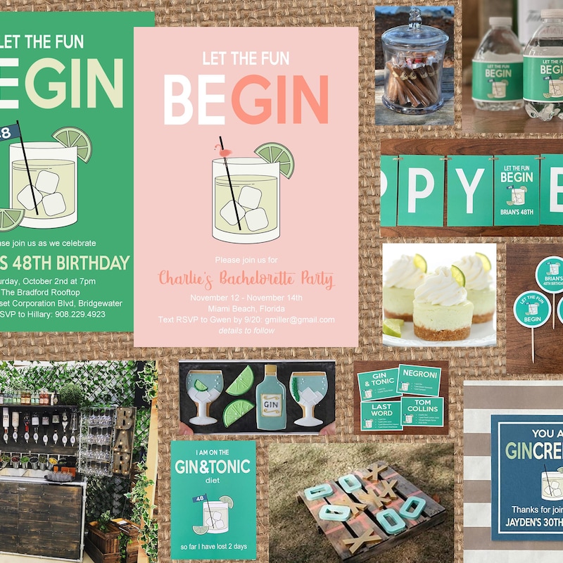 Let the Fun Be Gin - Etsy