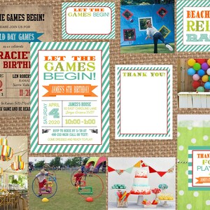 Field DAY BACKYARD GAMES Summer // School Birthday - Etsy