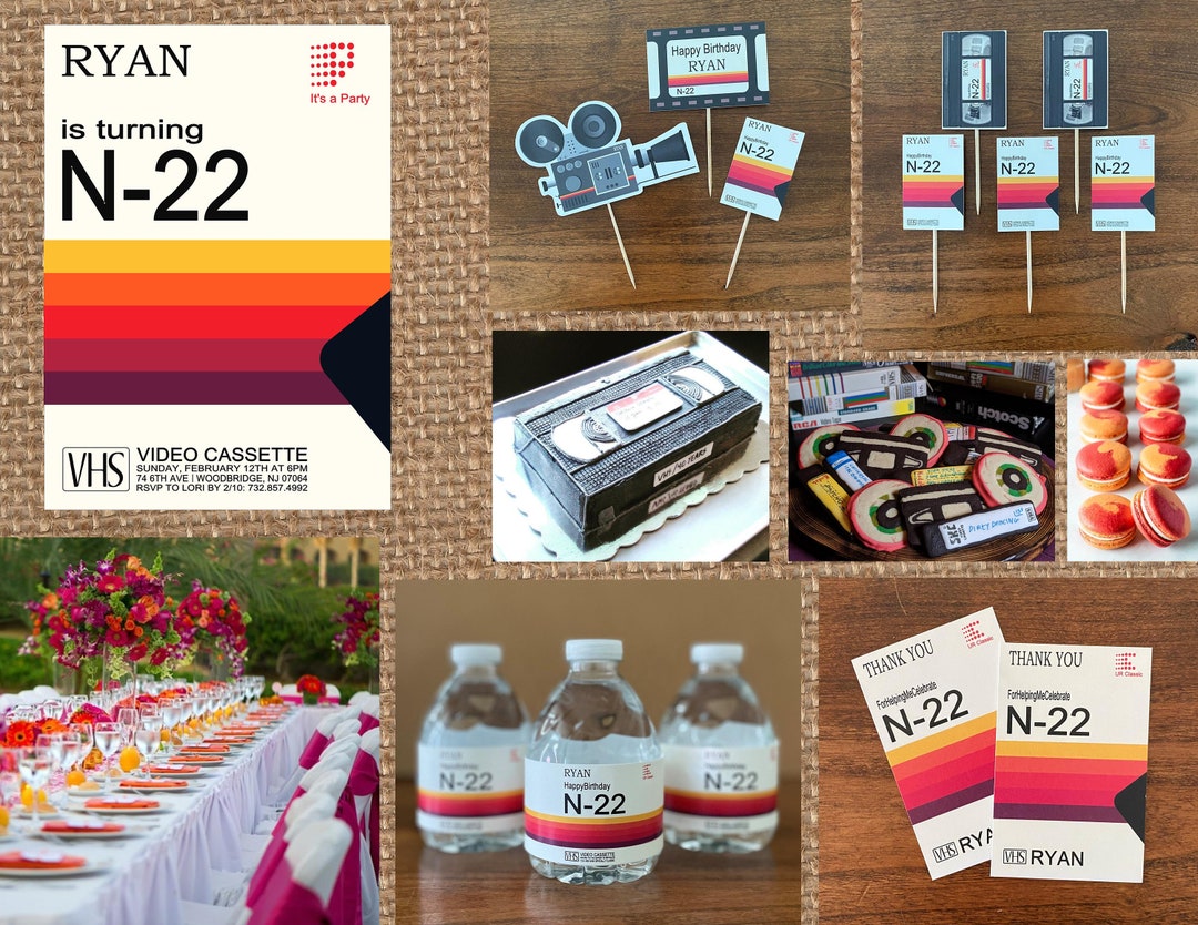 Vintage VHS Tape + MOVIE Video // Birthday + Retirement + Movie Night ...