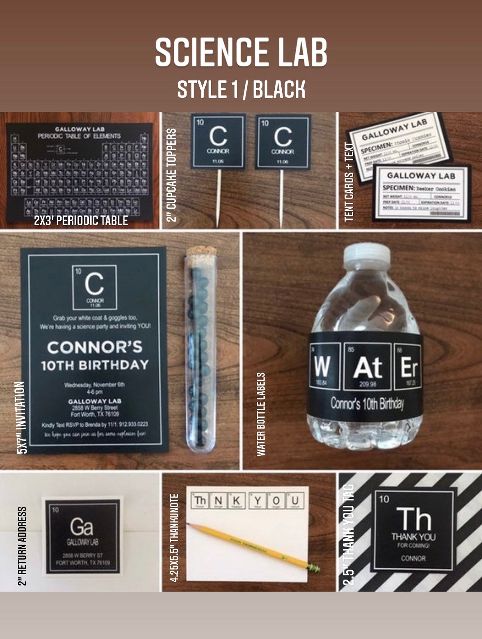 SCIENCE LAB Periodic Table of Elements Atoms Test Tube - Etsy