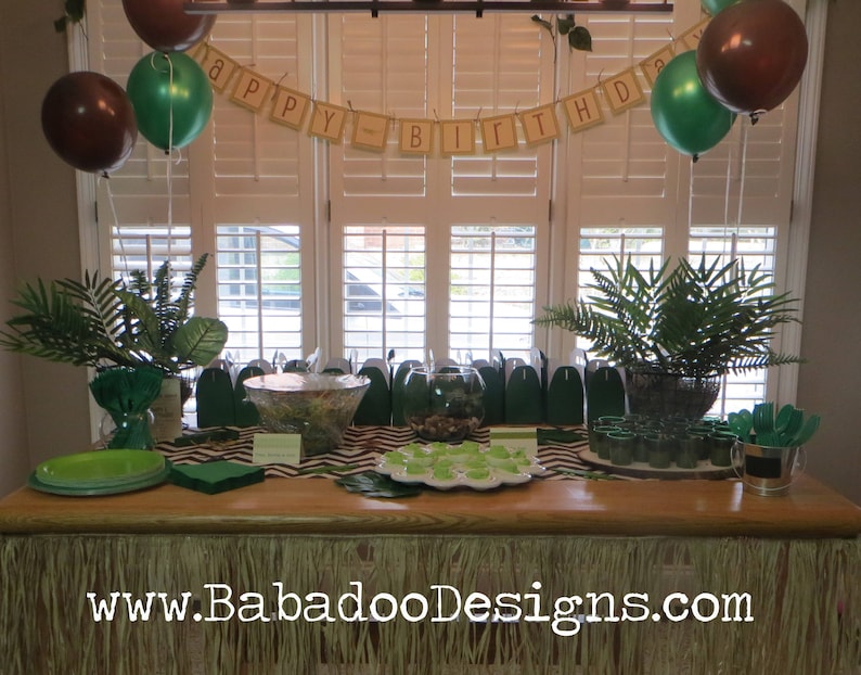 ALLIGATOR SWAMP BAYOU / Birthday Baby Shower Gender - Etsy